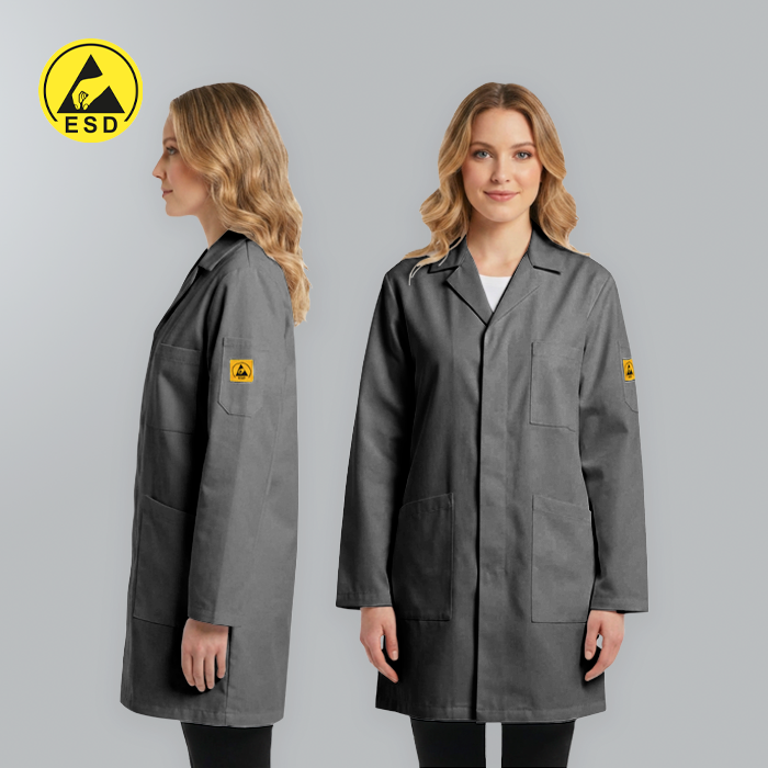 STANDARD ESD Edstar Labcoat (Grey) - UNISEX – Grove Sales Ltd