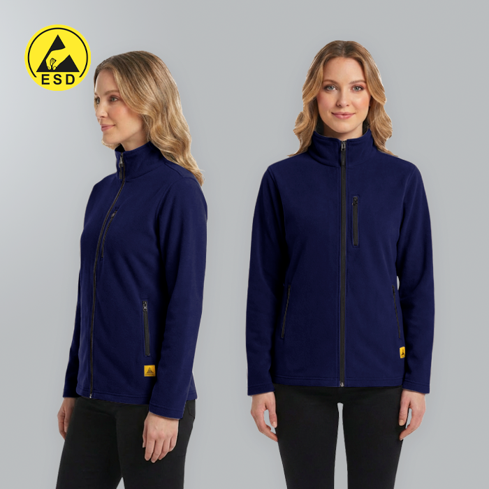 ESD Fleece Jacket (Navy Blue) - UNISEX – Grove Sales Ltd